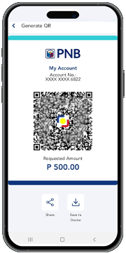 PNB Digital Banking Account QR Codes - Philippine National Bank